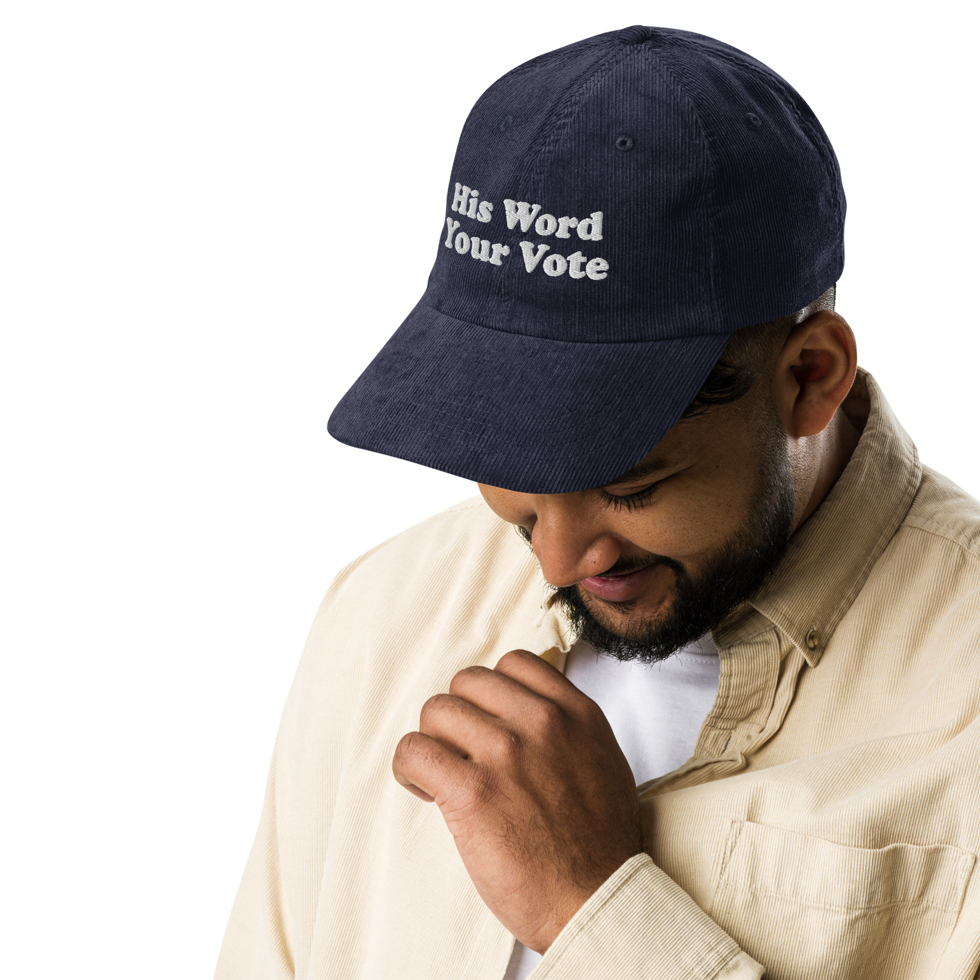AFA Resource Center - His Word, Your Vote Corduroy Hat