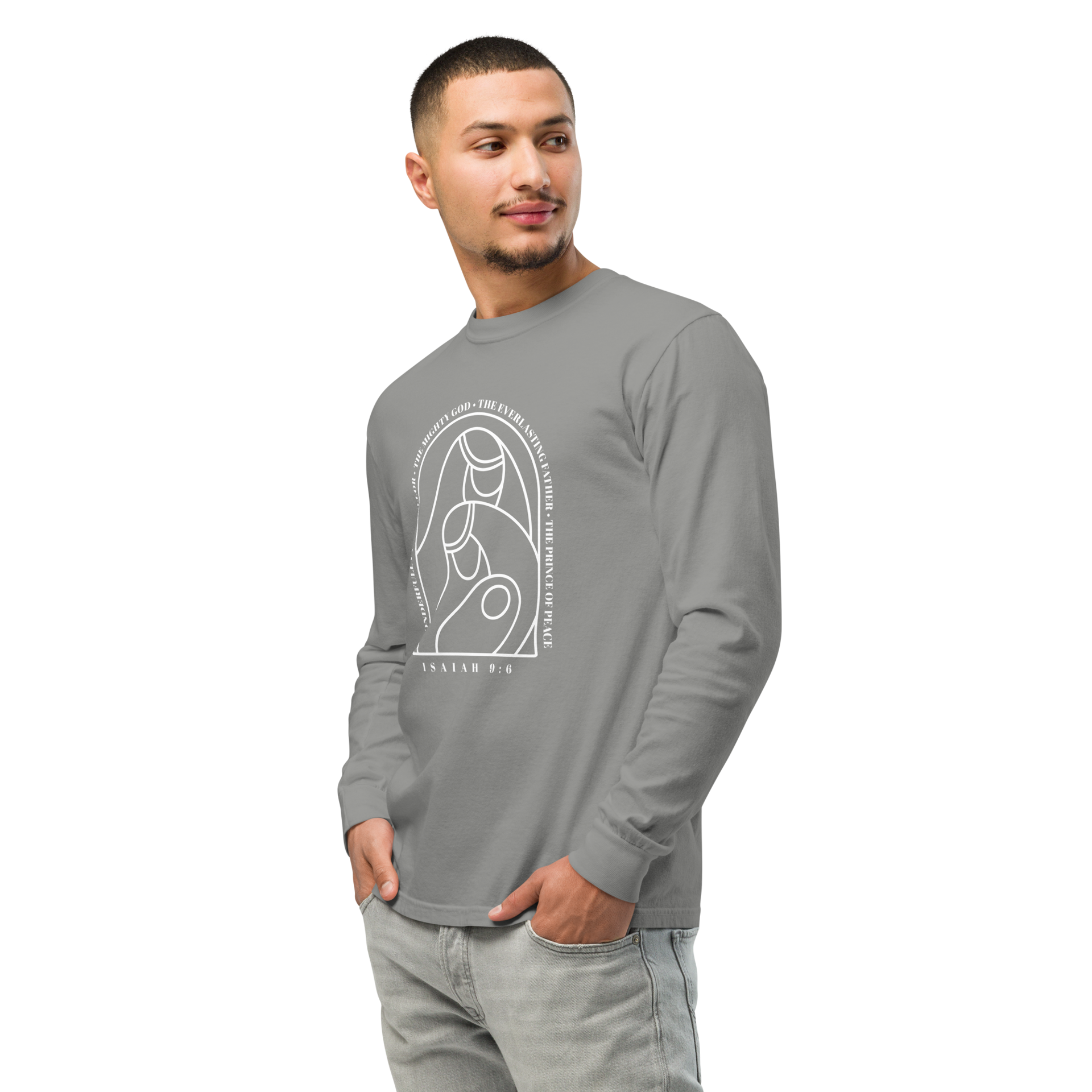 AFA Resource Center - Isaiah 9:6 (Names of Jesus) Christmas Long Sleeve Tee Shirt