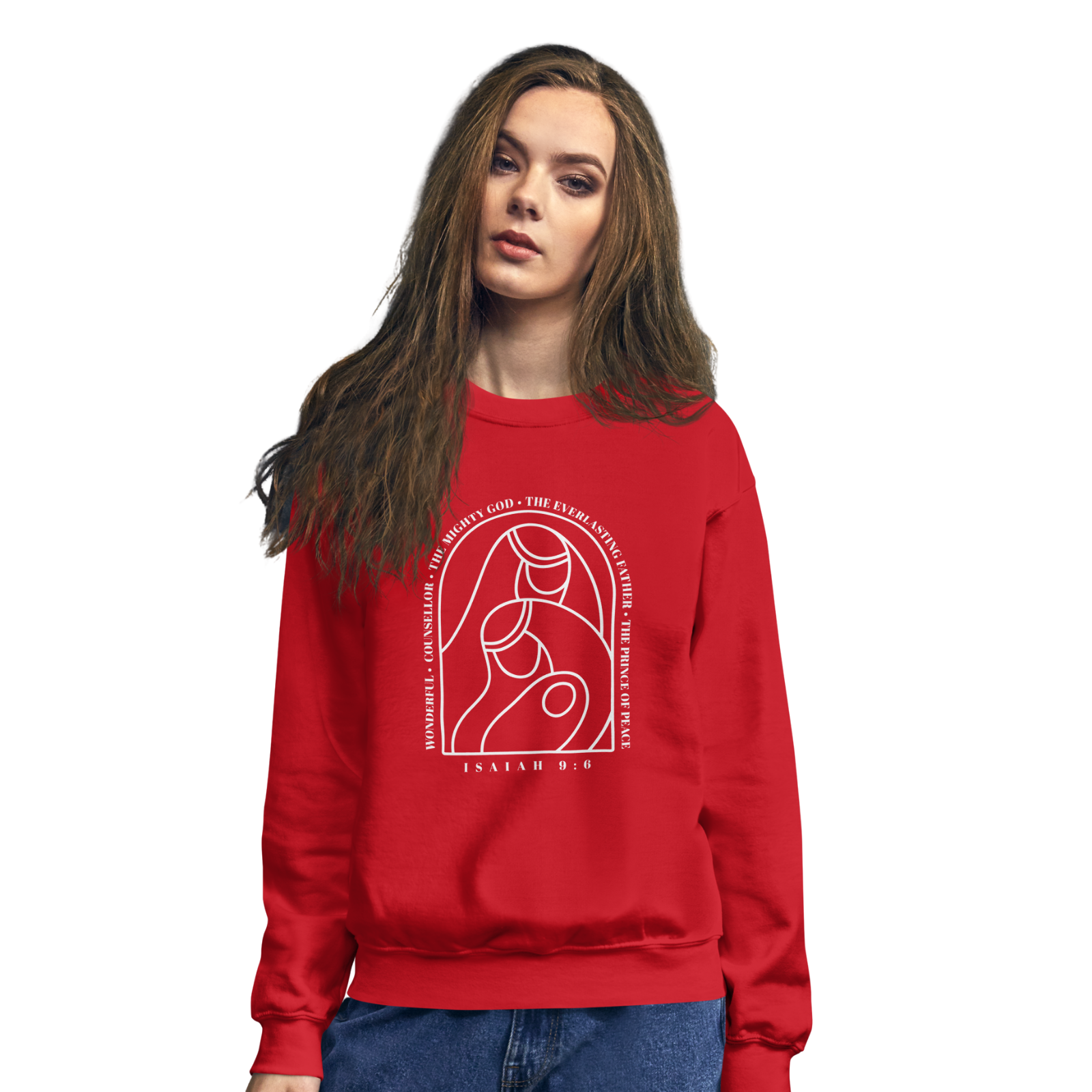 AFA Resource Center - Isaiah 9:6 (Names of Jesus) Christmas Sweatshirt