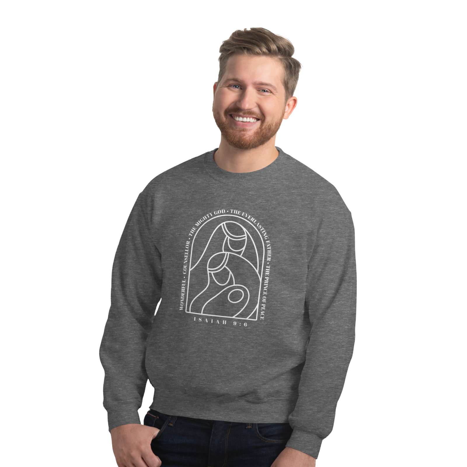 AFA Resource Center - Isaiah 9:6 (Names of Jesus) Christmas Sweatshirt