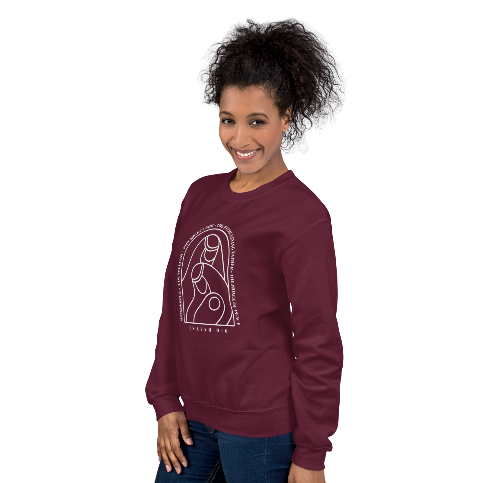 AFA Resource Center - Isaiah 9:6 (Names of Jesus) Christmas Sweatshirt